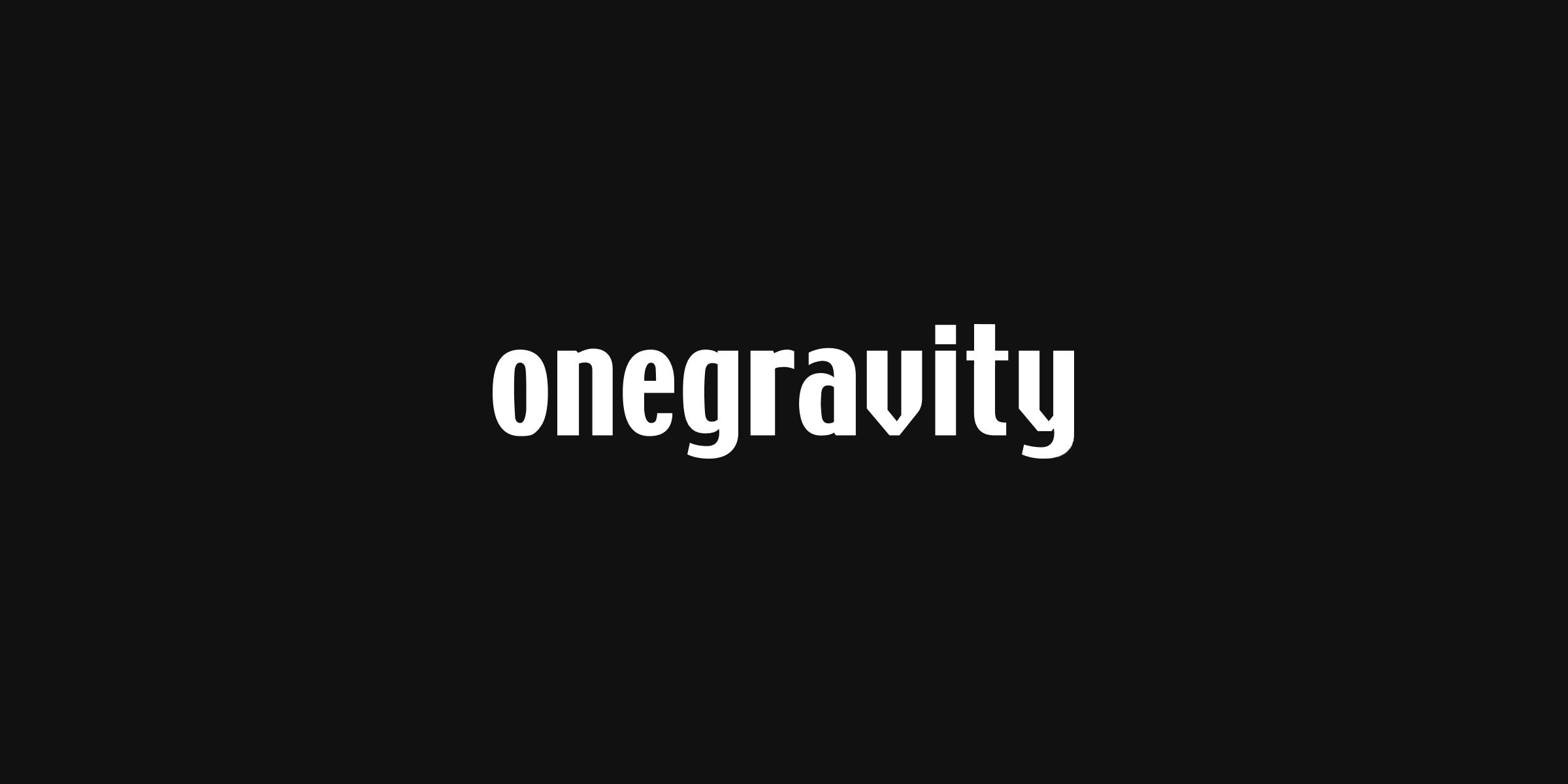 onegravity | OFFICIAL SITE